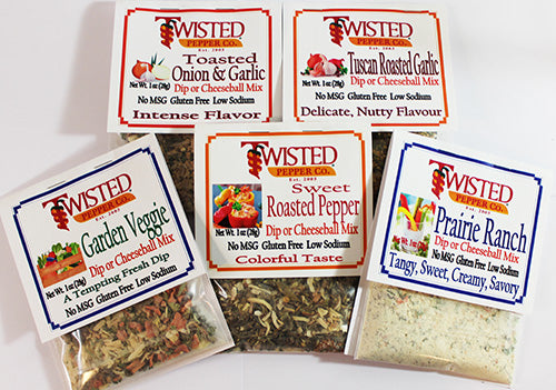 Dip Mixes 5 Pack Mild Twisted Pepper Co.
