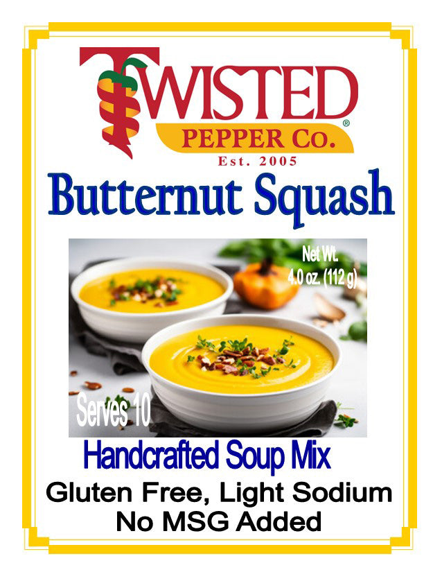 Butternut Squash Soup Mix easy to make, Gluten Free, MSG Free Twisted ...