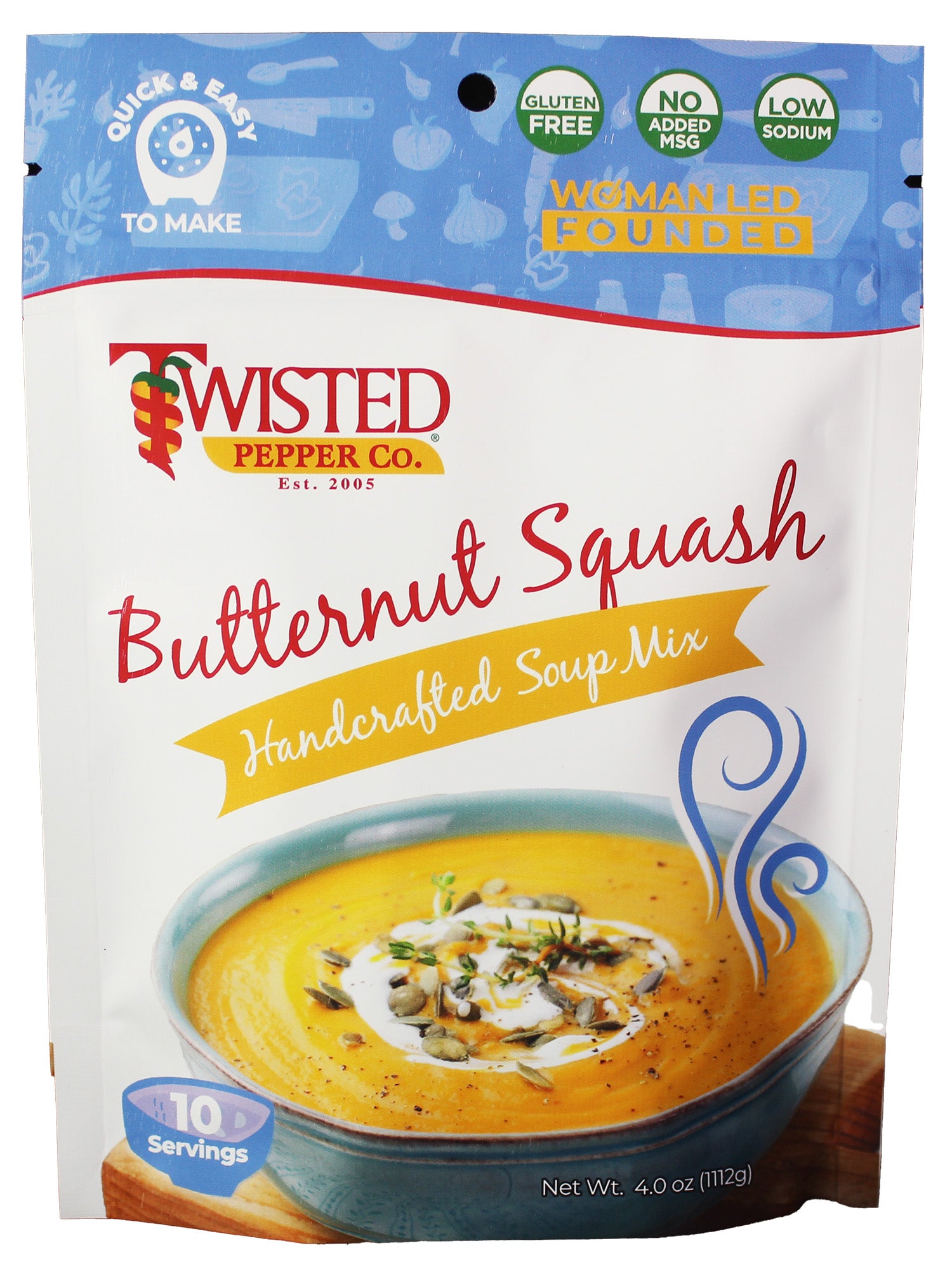 Butternut Squash Soup Mix easy to make, Gluten Free, MSG Free Twisted ...