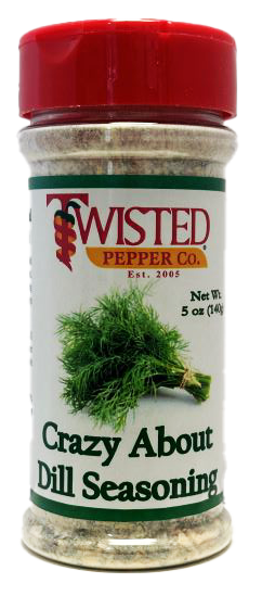 Crazy About Dill Seasoning 5 oz Jar – Twisted Pepper Co.