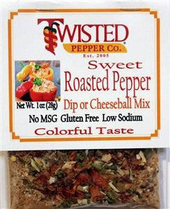 Sweet Roasted Pepper Dip Mix or Cheeseball Mix – Twisted Pepper Co.