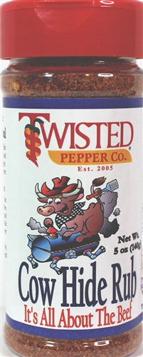 BBQ Beef Rub, we call it Cow Hide Rub for fun! Twisted Pepper Co.