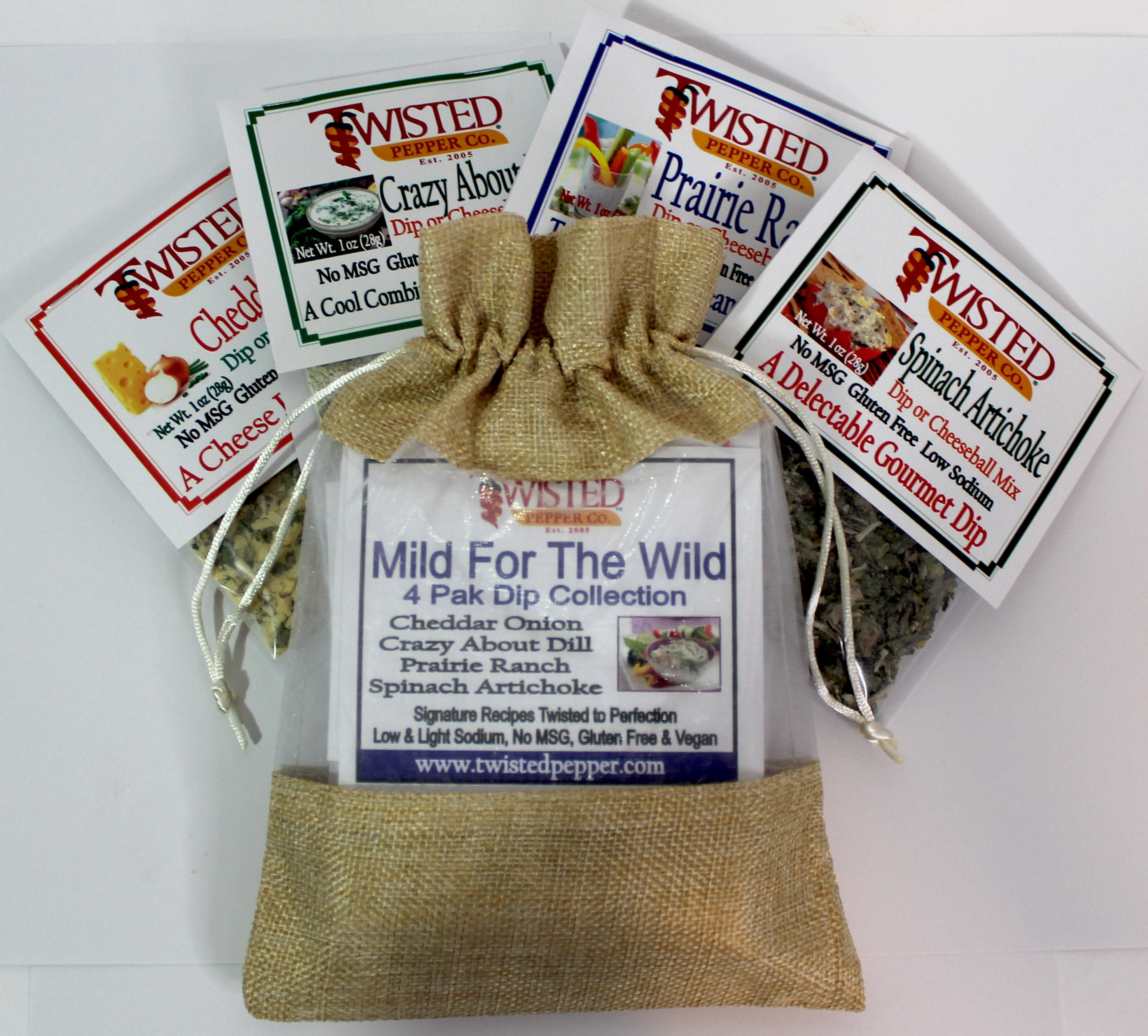 Dip Mix Gift Set - Mild for the Wild – Twisted Pepper Co.