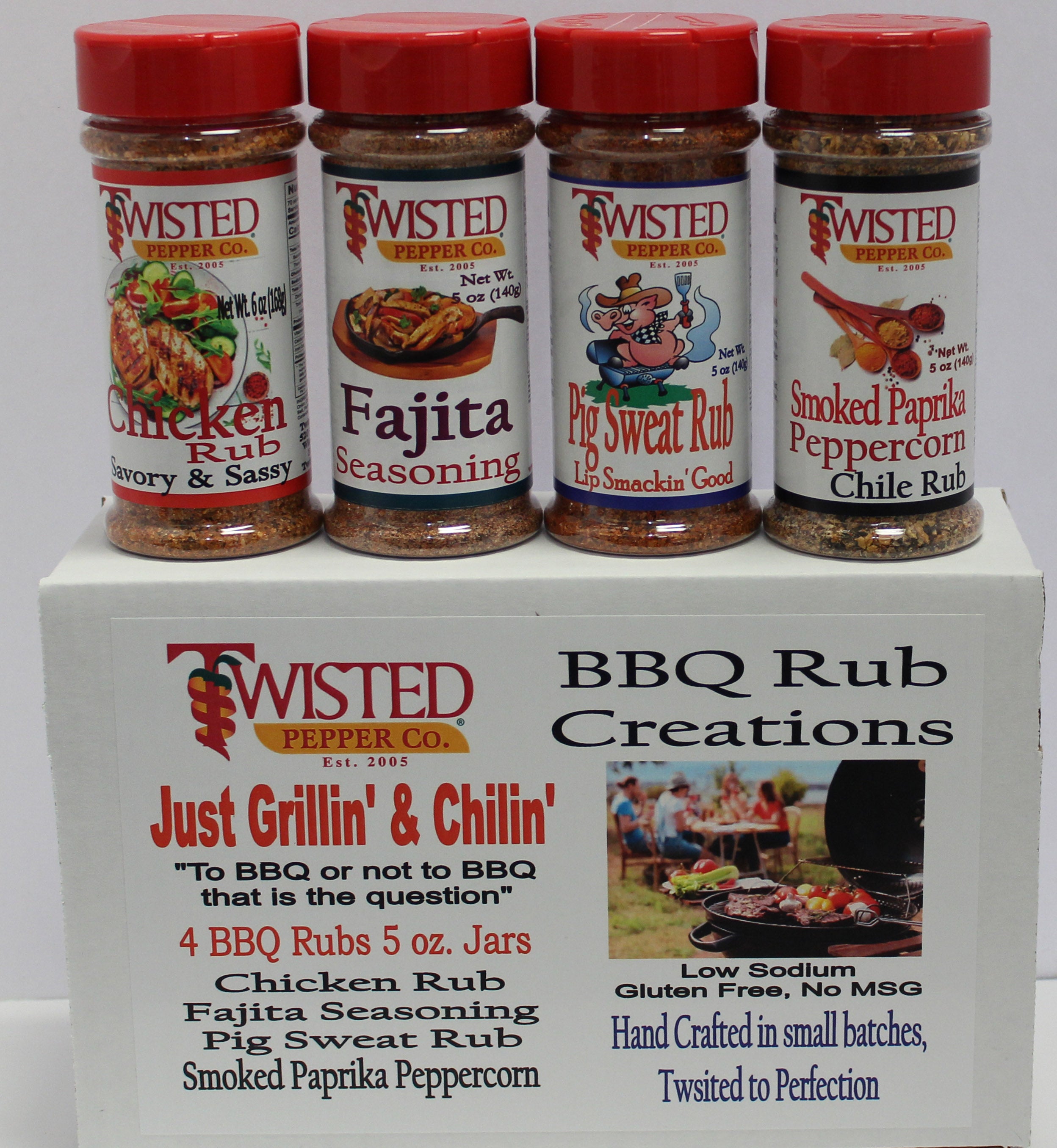 Twisted Pepper Just Chilin BBQ Rubs – Twisted Pepper Co.
