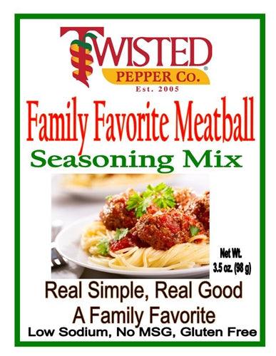 Meatball Seasoning Mix a family favorite - Twisted Pepper Co.